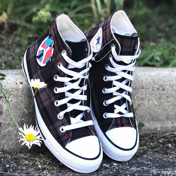 Converse | Shoes | Rare Nwt World Peace Special Edition Ctas Plaid Hi ...
